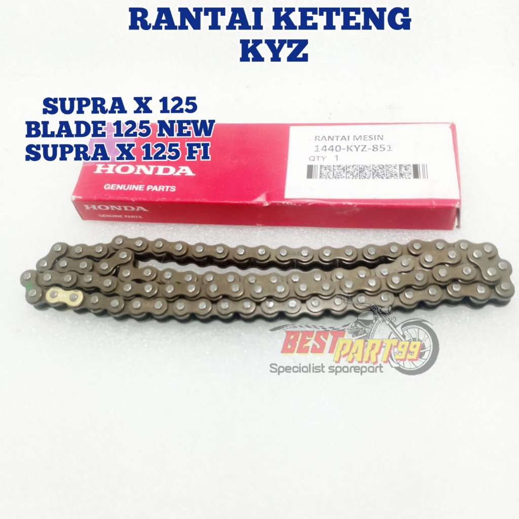 Jual RANTAI KETENG ONLY HONDA KYZ SUPRA X 125 BLADE 125 NEW RANTE ONLY ...