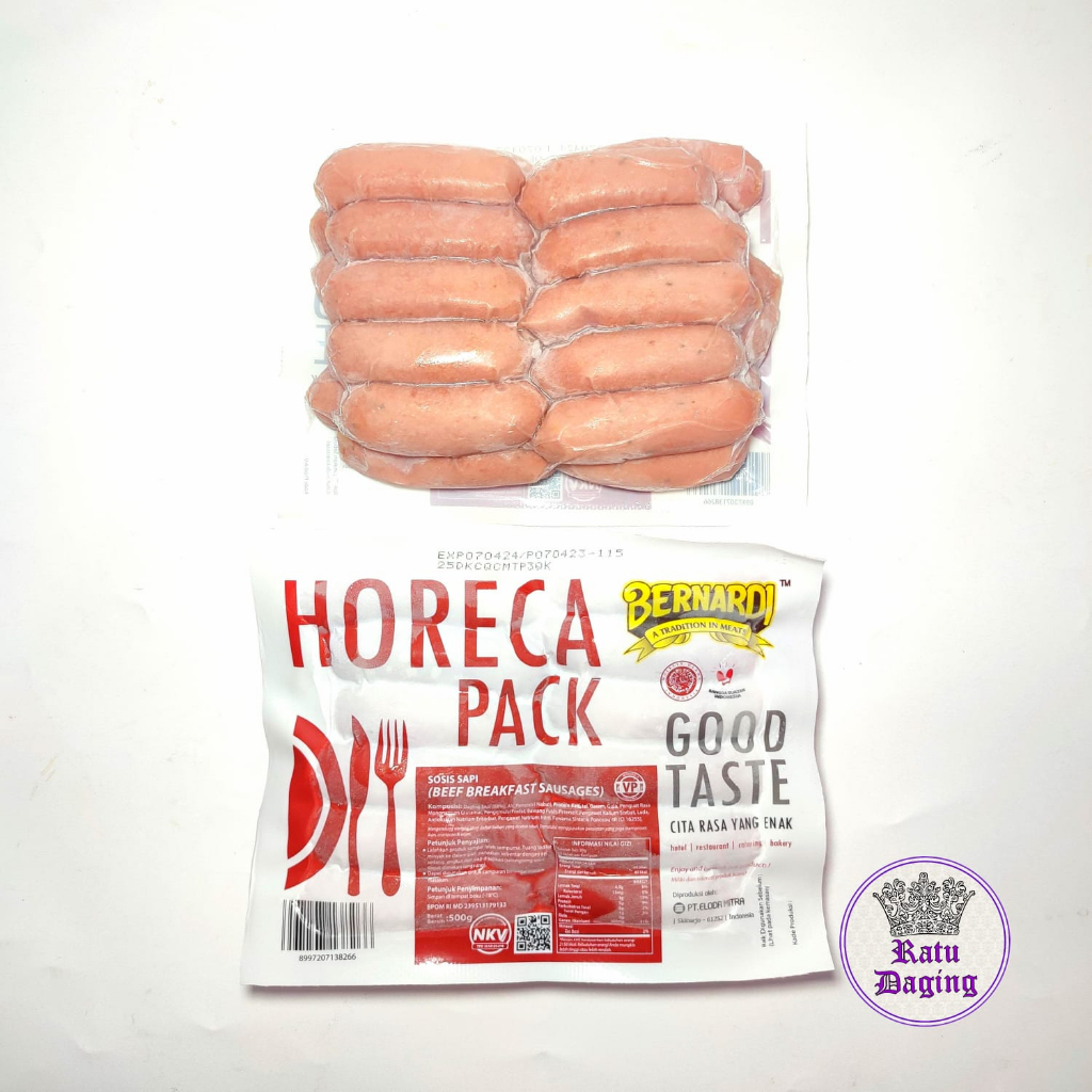 Jual Sosis Bernardi Sapi Breakfast 500gr | Shopee Indonesia