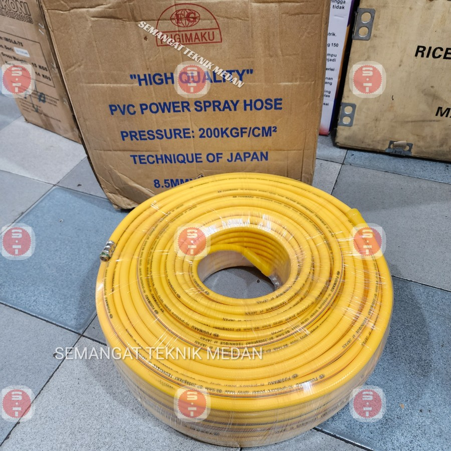 Jual SELANG ANGIN KOMPRESOR COMPRESSOR HIGH PRESSURE 100 METER FUGIMAKU ...