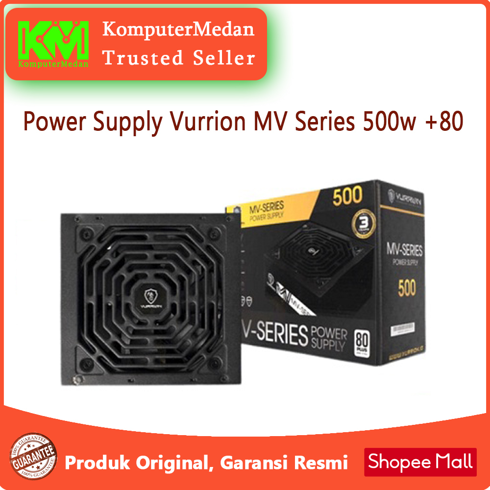 Jual POWER SUPPLY VURRION MV500 MV SERIES 500 WATT 80 PLUS | Shopee ...