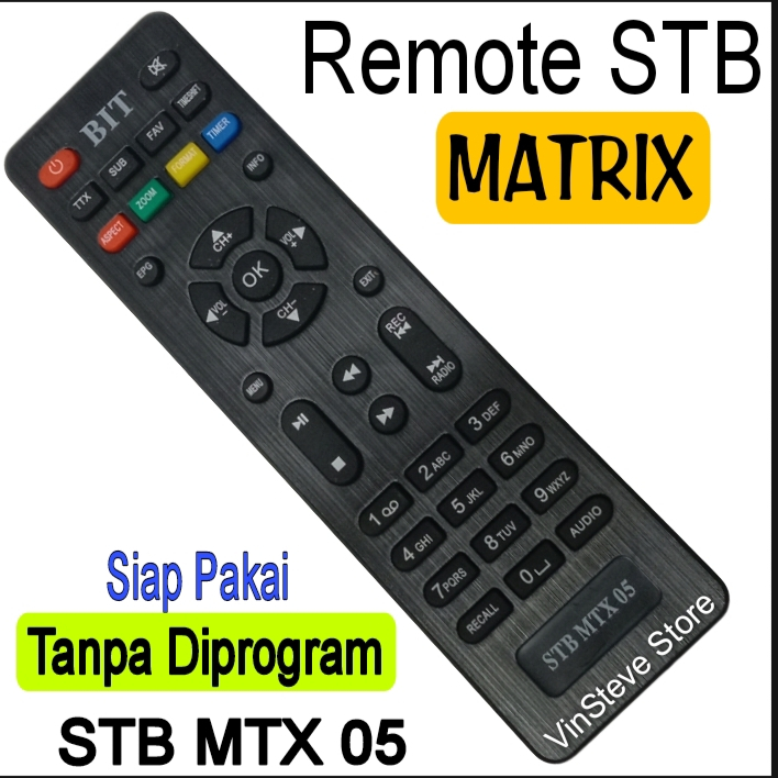 Jual Remote Set Top Box (STB) Matrix | Shopee Indonesia