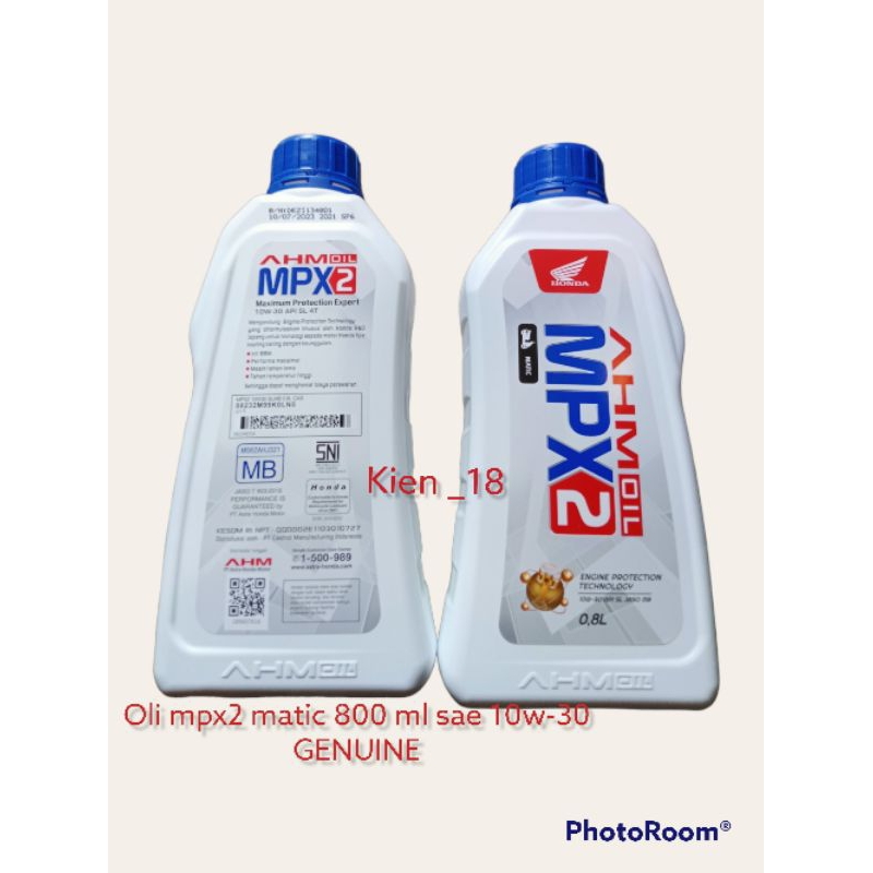 Jual Oli mpx2 matic 800 ML SAE 10W-30 original | Shopee Indonesia