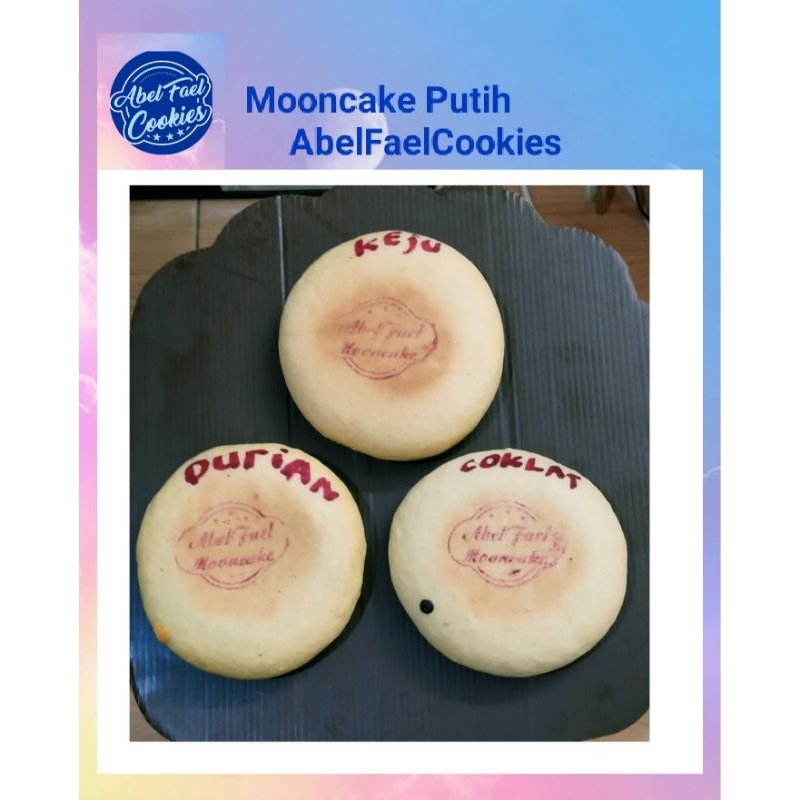 Jual Mooncake putih / Tiong Ciu Pia Roda / Kue Bulan Benteng Halal ...