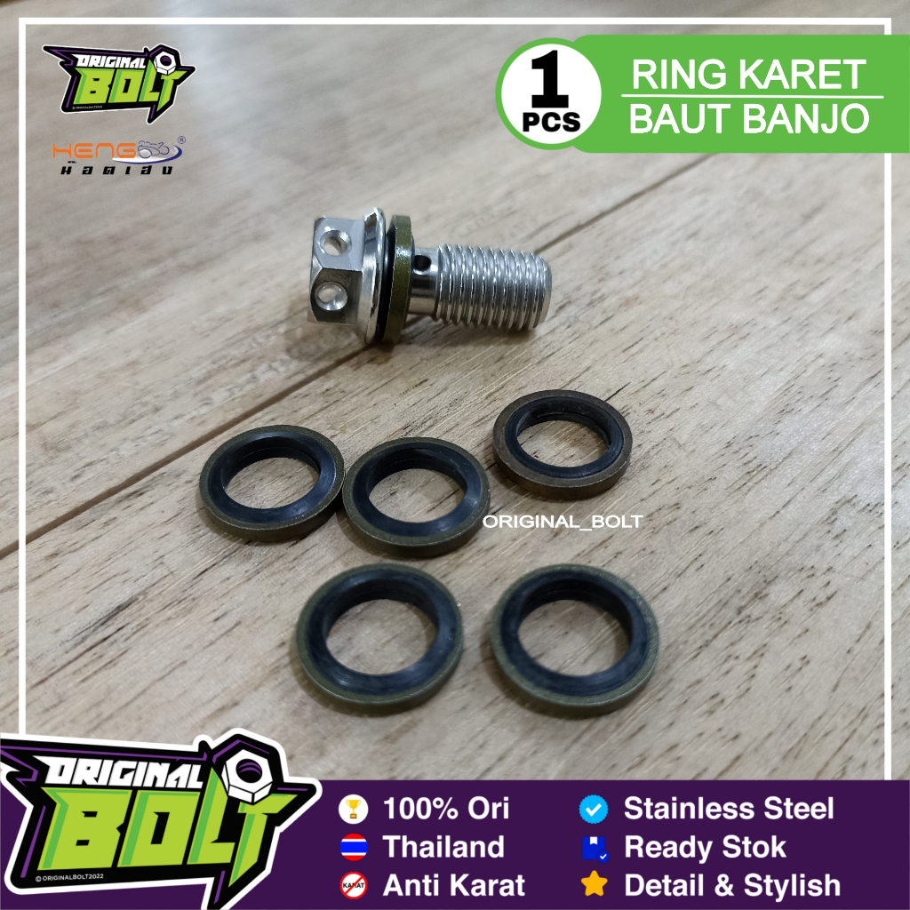 Jual Ring Karet Baut Kaliper Selang Rem Atau Master Rem THAILAND ...