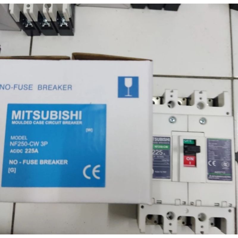 Jual MCCB NFB breaker Mitsubishi NF-250CW NF250CW NF250-CW 225A ...