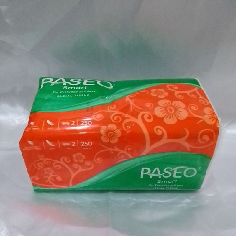 Jual Tisu Paseo 2 ply / facial tissue / Paseo smart 250 lembar | Shopee ...