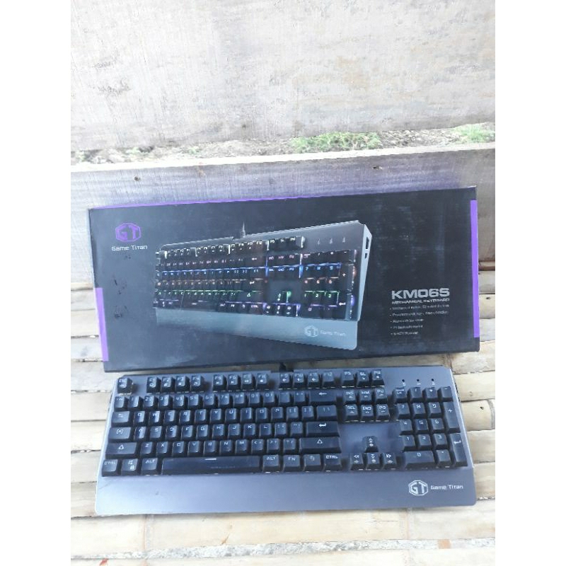 Jual Keyboard bekas pakai Game Titan Mechanical keyboard gaming RGB ...
