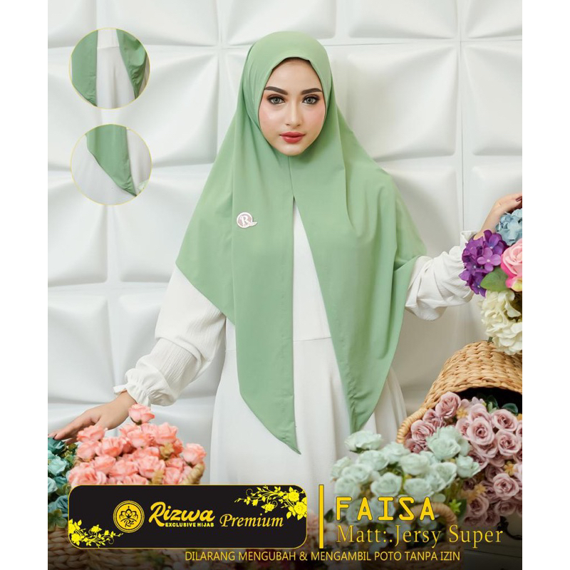 Jual Hijab Segitiga Instan Oval Faisa By Rizwa | Shopee Indonesia