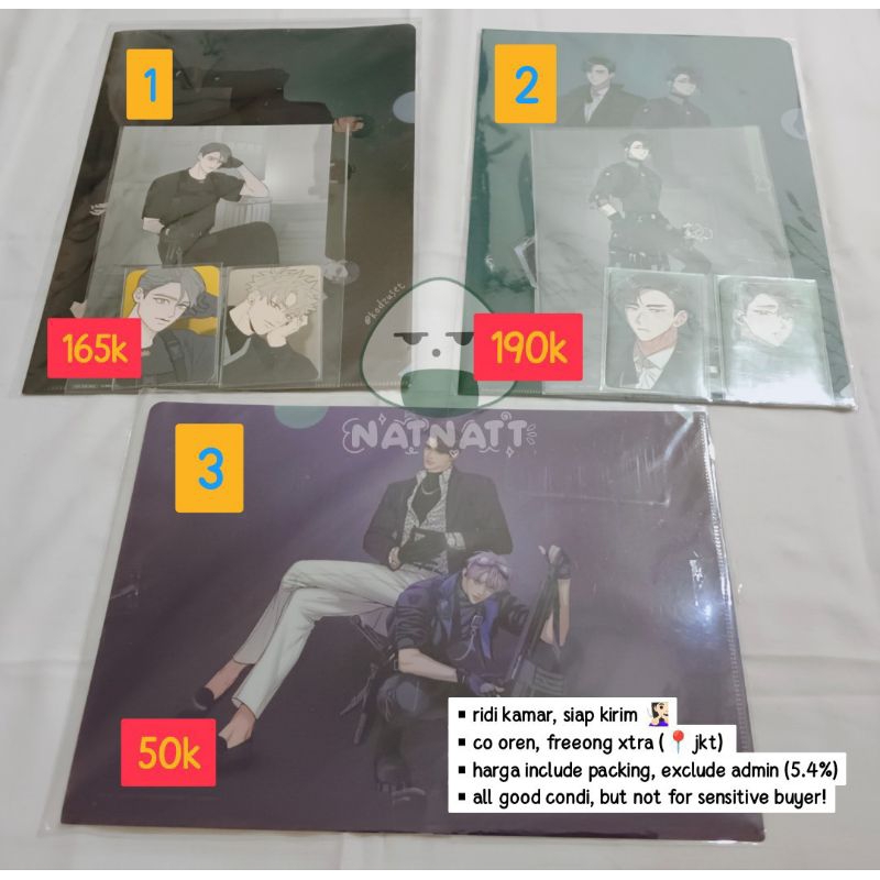 Jual [BACA DESKRIPSI] OFFICIAL MERCH LEZHIN POP UP CLEAR FILE + PC ...