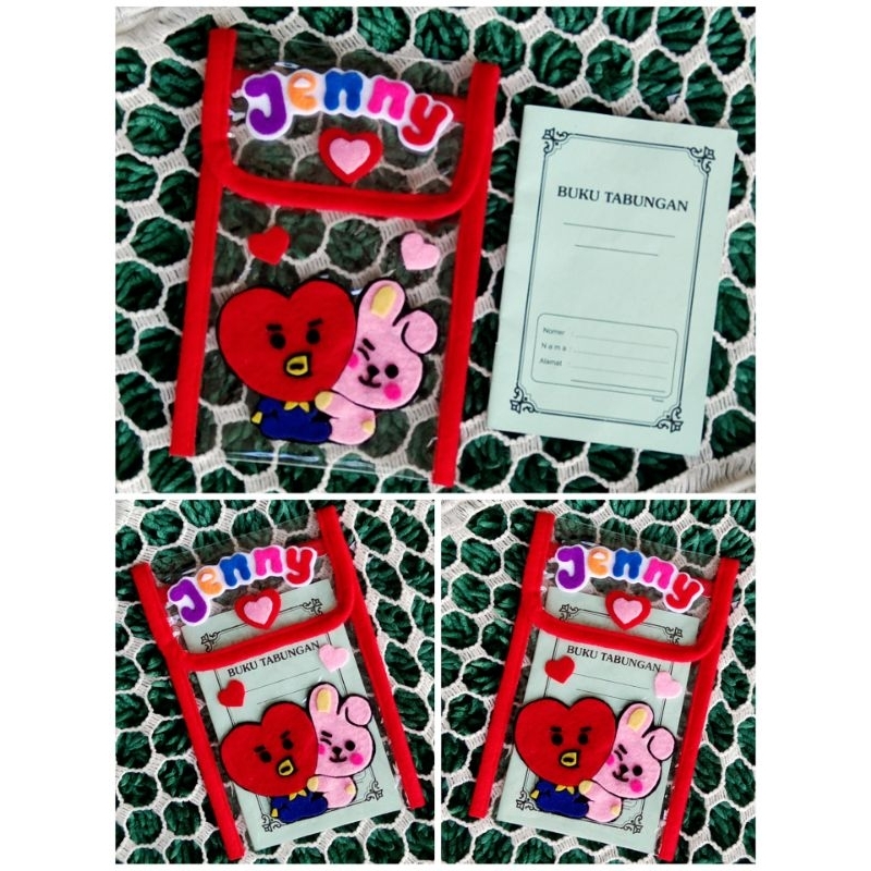 Jual Sampul Buku Tabungan/Cover Buku Tabungan Karakter Nama | Shopee ...
