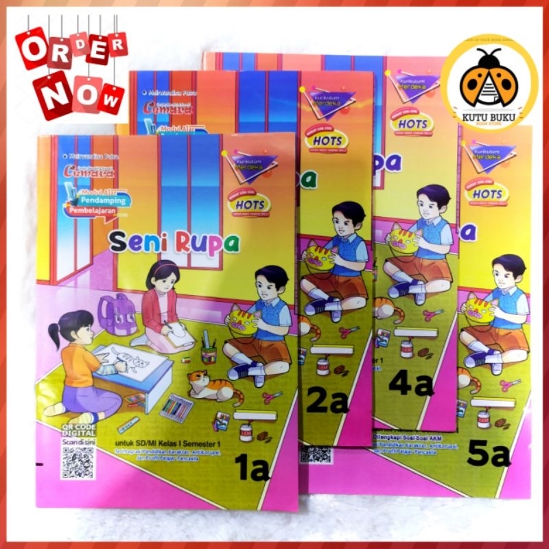 Jual LKS Seni Rupa Kurikulum Merdeka Kelas 1,2,4,5 SD/MI Semester 1 - CV. Putra Nugraha | Shopee ...