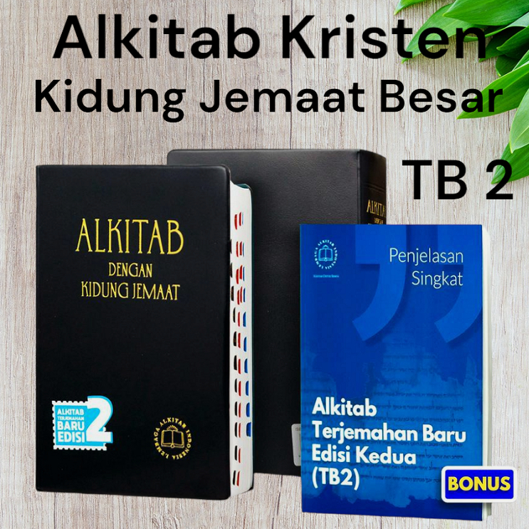 Jual Alkitab Kristen Kidung Jemaat Ukuran Besar Manula Terjemahan Baru ...