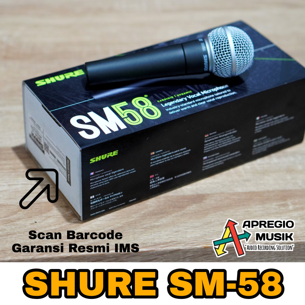 Jual Shure SM58-LC SM58 SM 58 Original Dynamic Vocal Microphone | Shopee Indonesia