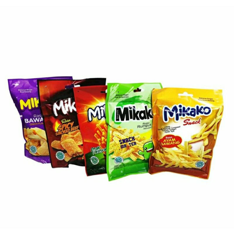 Jual Mikako Snack 8 Varian rasa per Pak | Shopee Indonesia