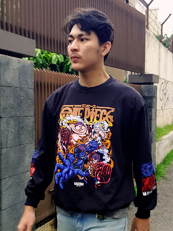 Jual Sweater One Piece Monkey D Luffy Gear 5 Premium Original Kaizoku ...