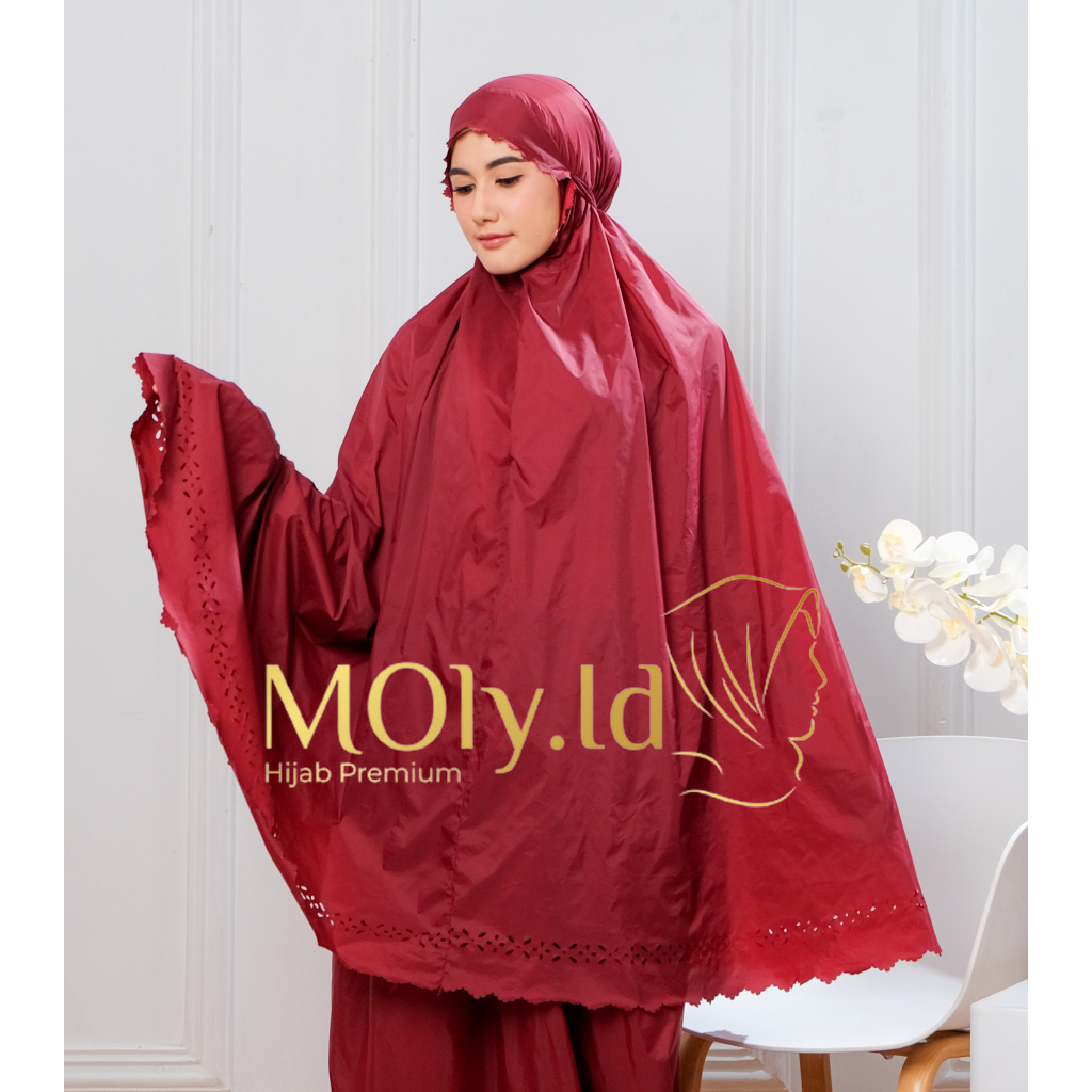 Jual mukena traveling mini pouch premium | Shopee Indonesia