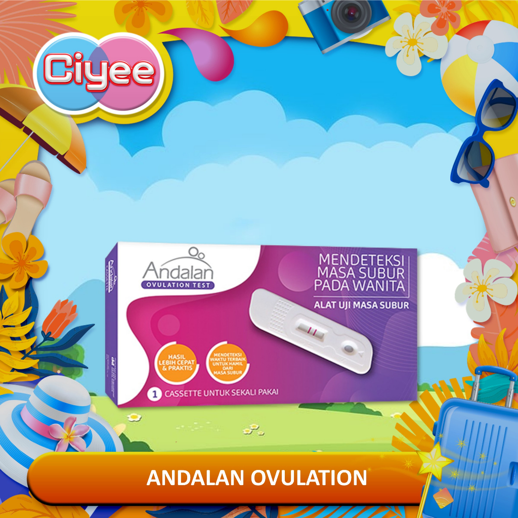 Jual Andalan Ovulation Test Kit Isi 1 Pcs / Alat Tes Kesuburan / Ciyee ...