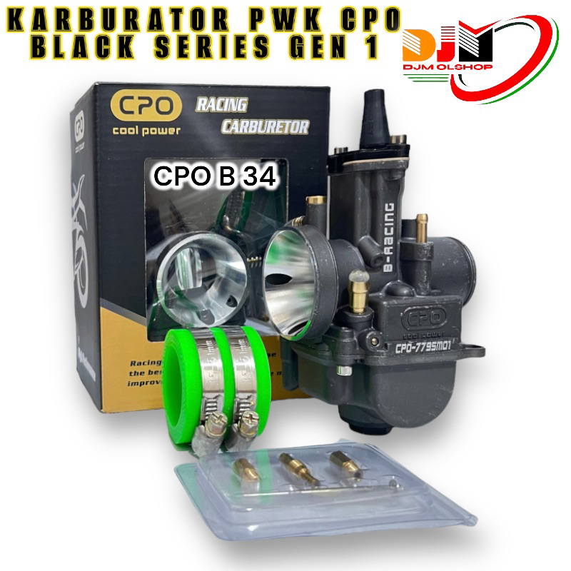 Jual Karburator CPO Pwk 28 30 32 34 - Karbu Kotak Original Black Series | Shopee Indonesia
