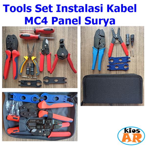 Jual Tool set, Tang crimping Alat instalasi Konektor MC4 kabel Panel ...