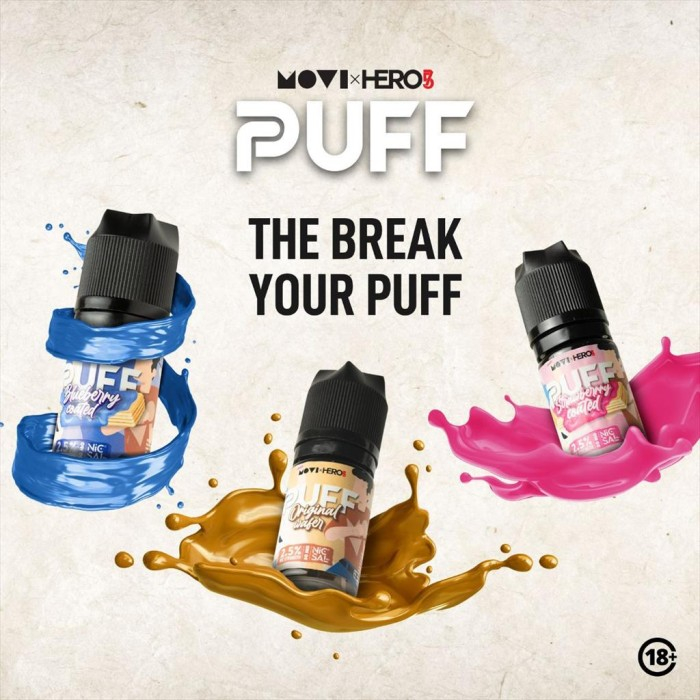 Jual [SALT] - PUFF WAFER 30ML 30MG SALTNIC SERIES ORIGINAL - STRAWBERRY ...