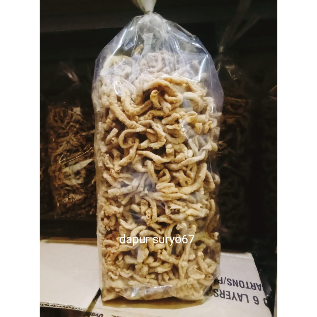 Jual KRIPIK USUS original gurih laris 2KG (1 BALL) | Shopee Indonesia
