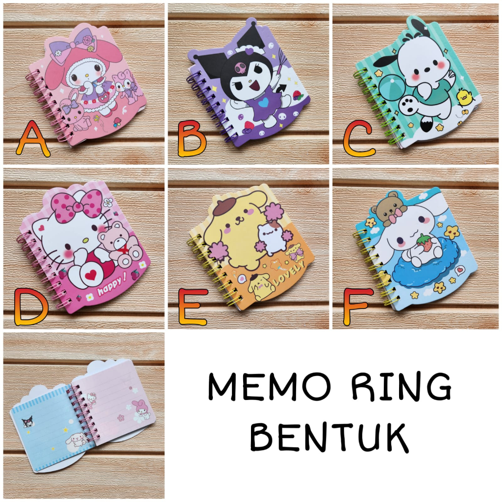 Jual MEMO RING BENTUK MELODY POCHA (11X8) | Shopee Indonesia