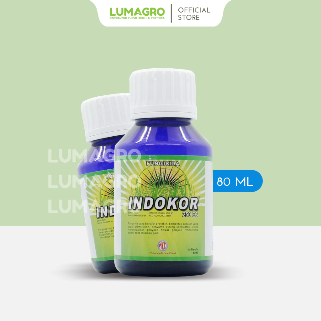 Jual Fungisida Indokor 250EC 80ml Difenokonazol Obat Pembasmi Penyakit Hawar Daun Antraknosa ...