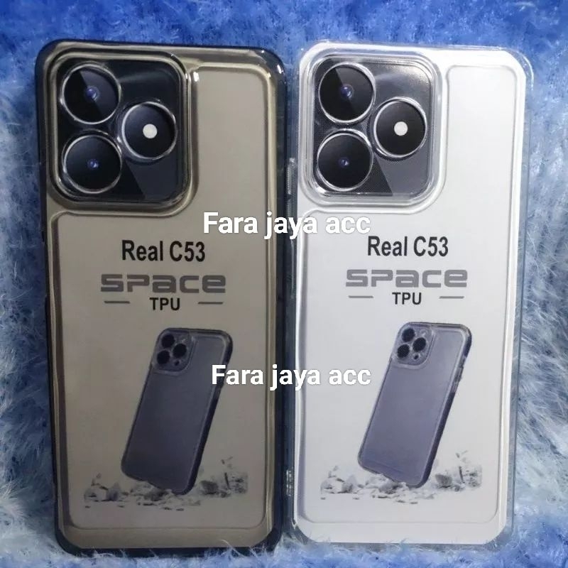 Jual Soft Case Original Space Transparan Realme C53 4G/C51 4G/C63/Note 50/Narzo N53 Silikon 2 ...