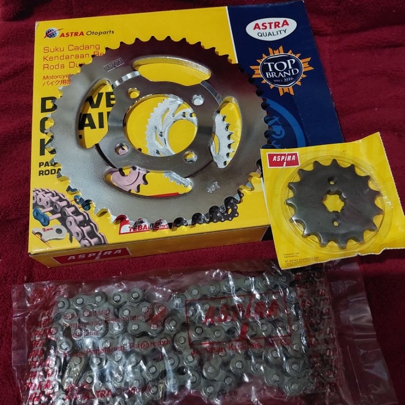 Jual ASPIRA Gear Set Gir Paket Supra Lama Supra X Supra Fit Lama Original | Shopee Indonesia