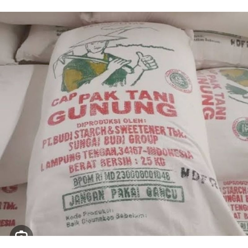 Jual Tani Gunung Tapioka 25kg/Kanji Tani Gunung 25kg/Tapioka Tani ...