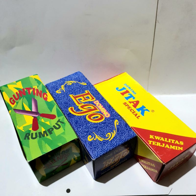 Jual 1 Box Kartu Domino gunting rumput / Jitak Special / Ego / ABC Expo ...
