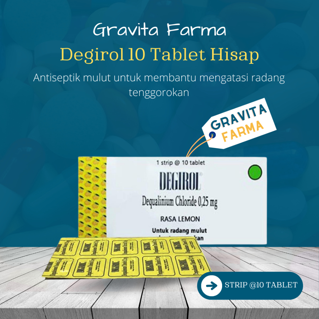 Jual Degirol obat sakit tenggorokan isi 10 tablet hisap | Shopee Indonesia