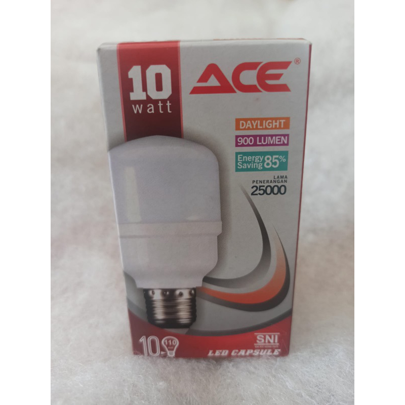 Jual Lampu Led Bohlam Ace Capsule 10 watt | Shopee Indonesia