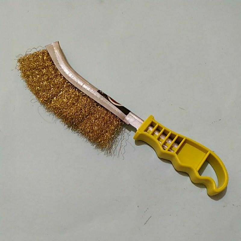 Jual sikat kawat baja kuningan keriting. sikat baja sisir. sikat baja ...