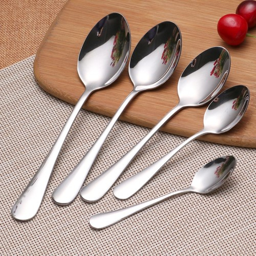Jual Sendok Makan Stainless Set 12 Pcs / sendok teh susu kopi tebal ...