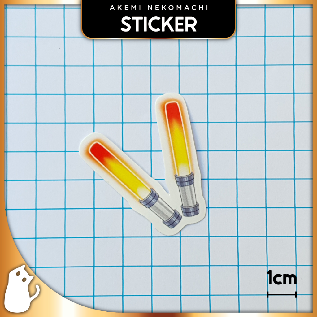 Jual LIGHT STICK - Akemi Nekomachi Sticker Vtuber | Shopee Indonesia