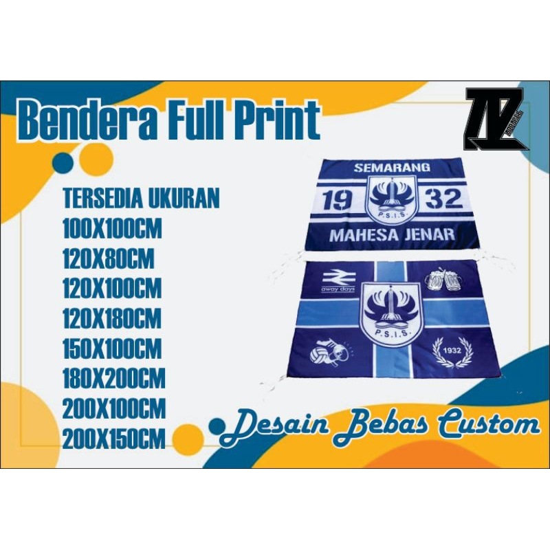 Jual CETAK BENDERA UKURAN CUSTOM BAHAN TETRON | Shopee Indonesia