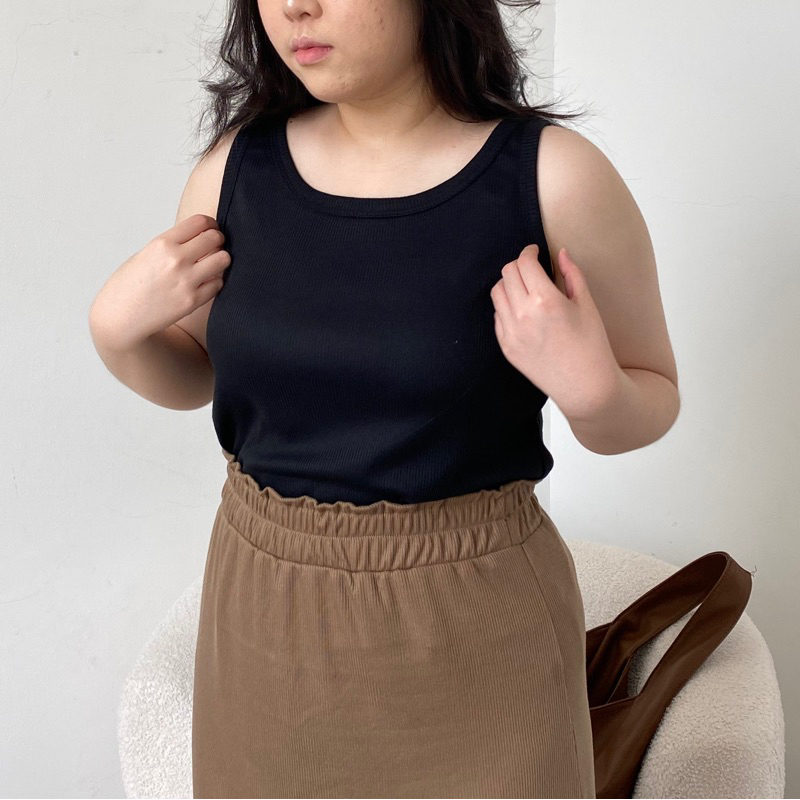 Jual Monna Tanktop - Tanktop Knit - Tanktop Knit Premium - Basic knit ...