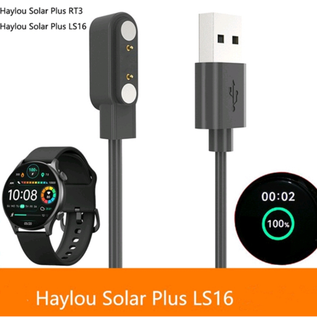 Jual Magnetic Dock Cable Charger Kabel Charging Haylou Solar PLUS RT3 ...