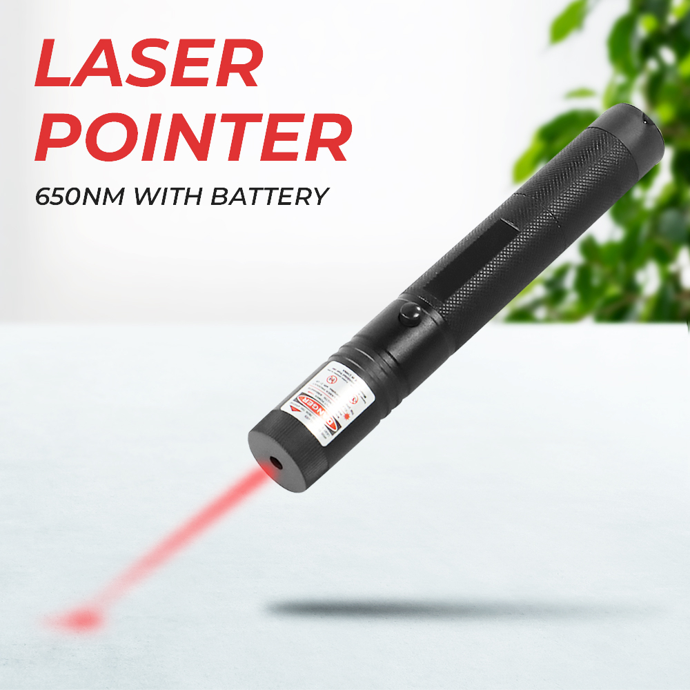 Jual RED LASER POINTER Red Beam 1 MW 650NM +Baterai TaffLED N37 / Laser ...