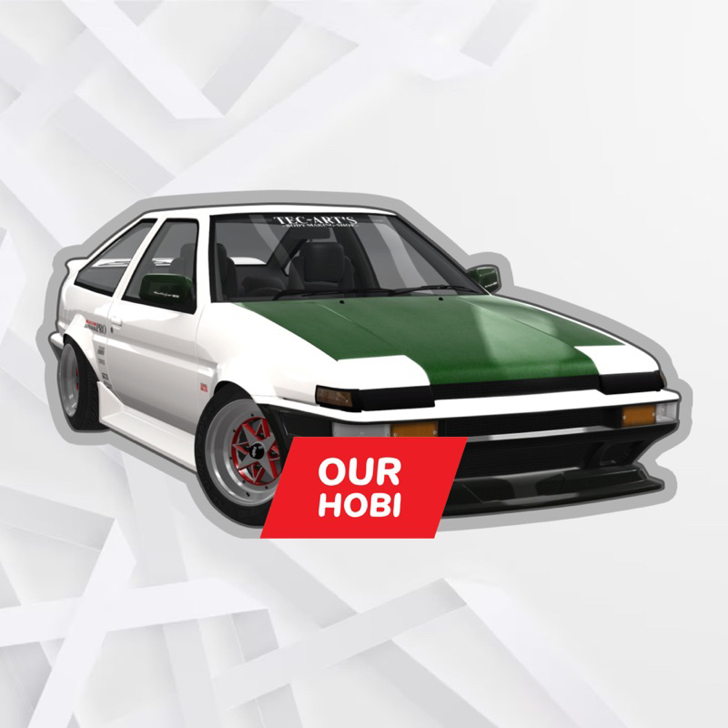 Jual Sticker Drift AE86 Drift King Keiichi Tsuchiya | Shopee Indonesia