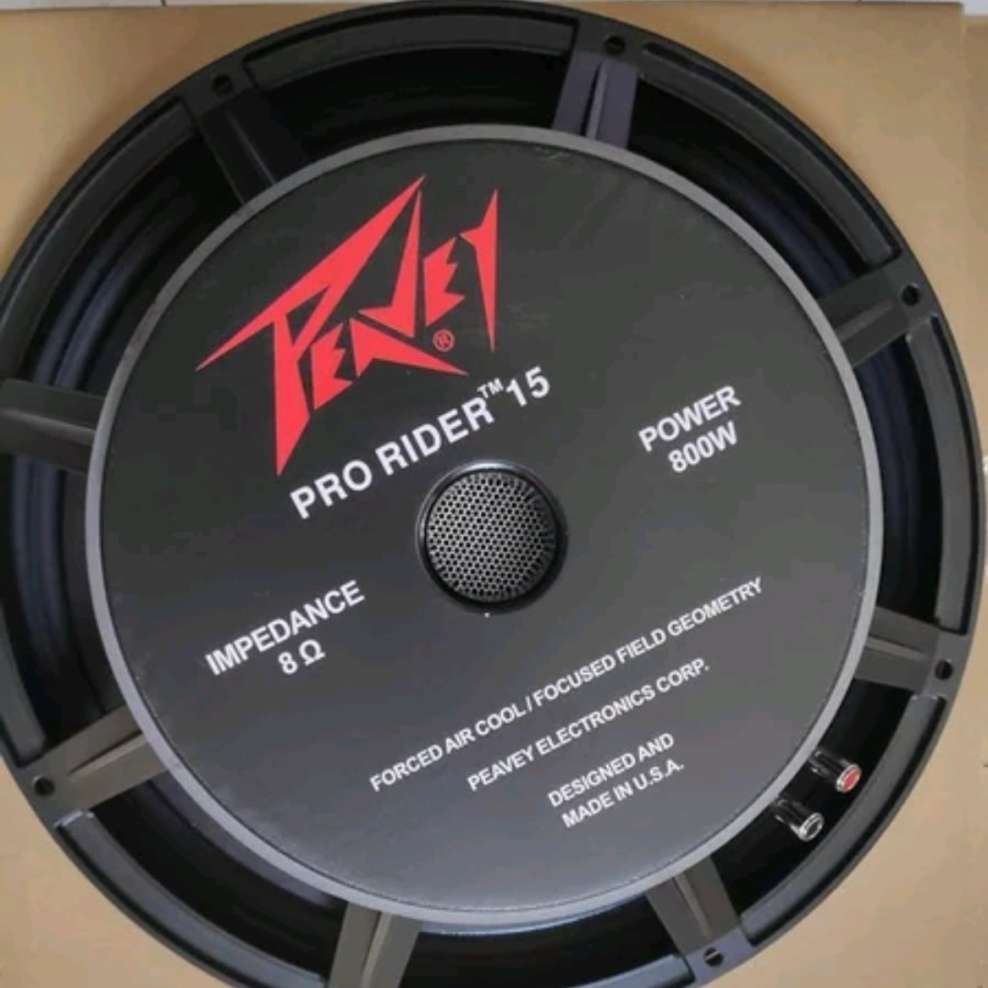 Jual Speaker Peavey Pro Rider 15 inchi Low Mid VC 3in 800 Watt | Shopee ...