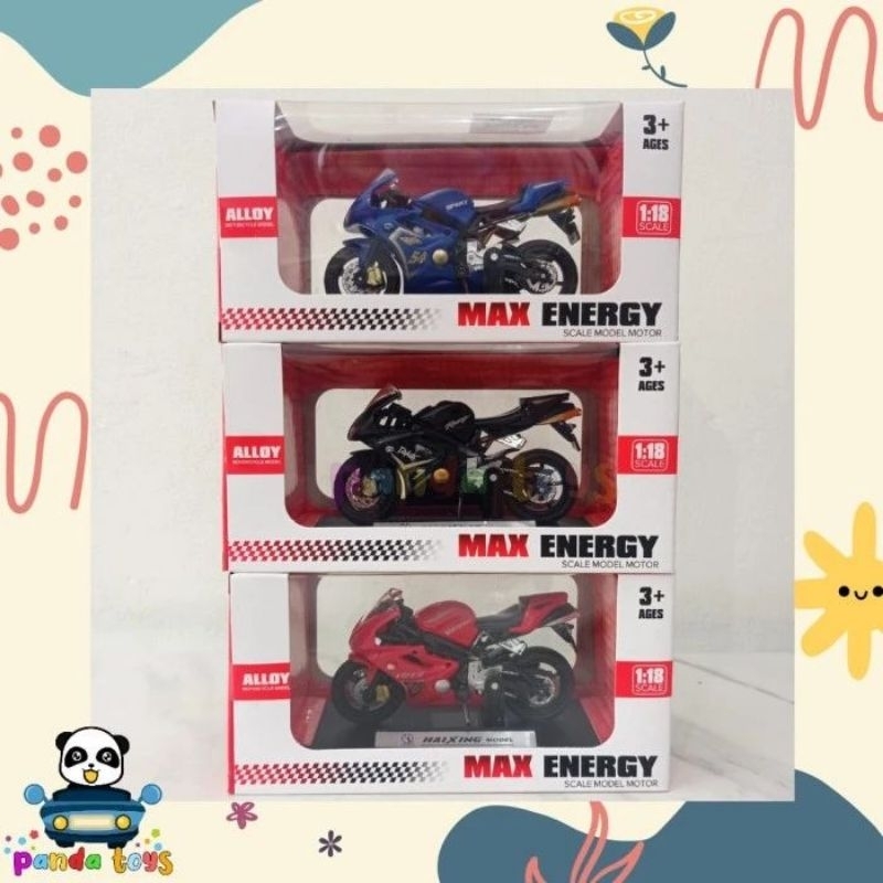 Jual Mainan Anak Miniatur Die Cast Motor Balap •• Die Cast Motor Ninja ...