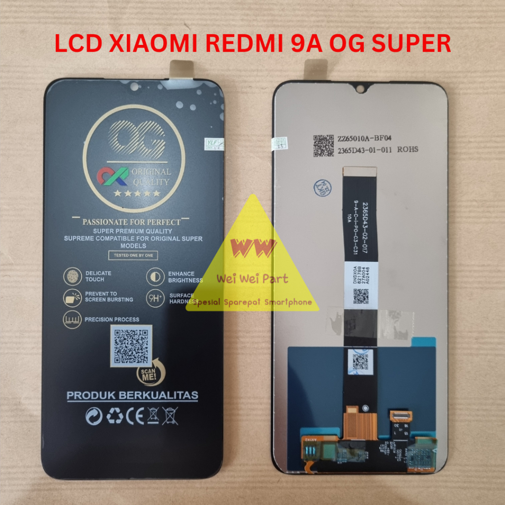 Jual OG Super ~ LCD Touchscreen Xiaomi Redmi 9A/Redmi 9C/Redmi 10A/Poco C3/Poco C31 Black ...