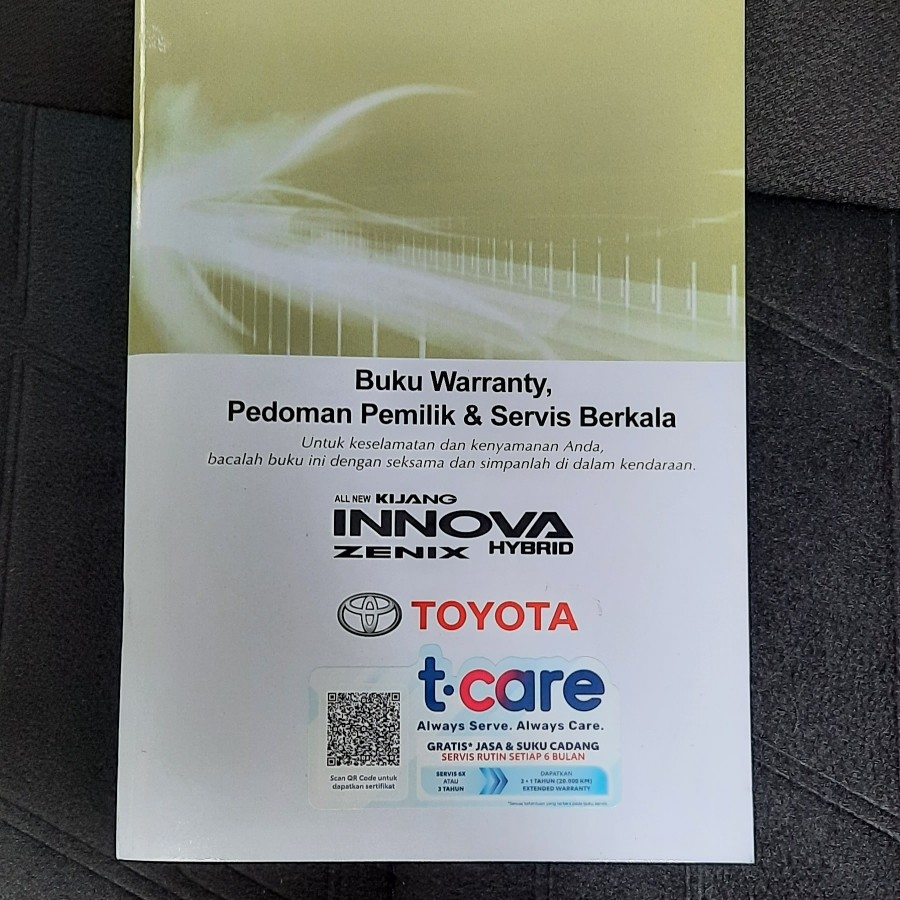 Jual Buku Manual Pedoman Pemilik Integration Book Innova Zenix Original ...