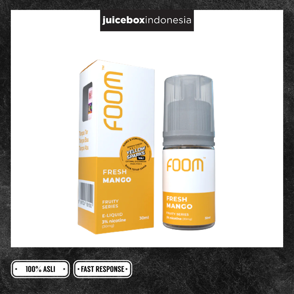 Jual Foom Fresh Mango Salt 30ml Authentic by Foom Lab | Shopee Indonesia