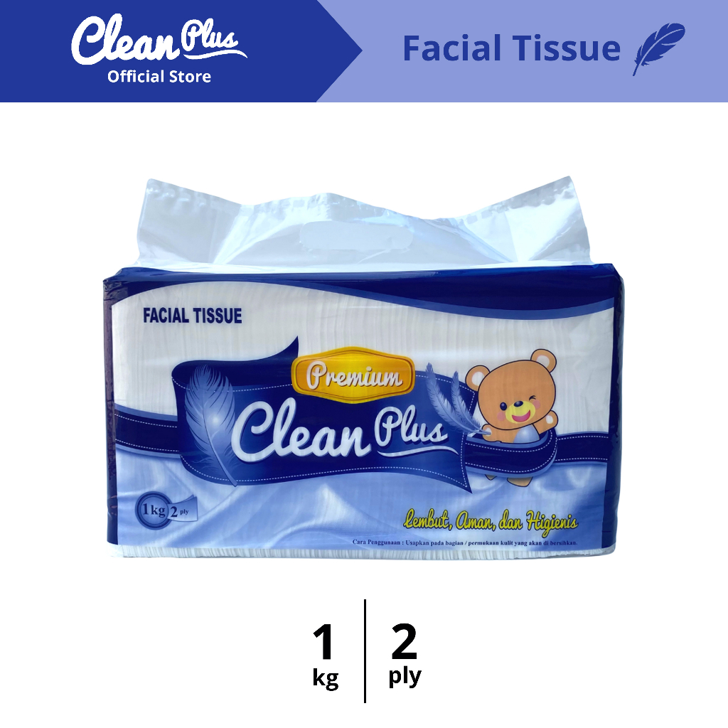 Jual TISSUE CLEAN PLUS FACIAL TISSUE 1KG | Shopee Indonesia