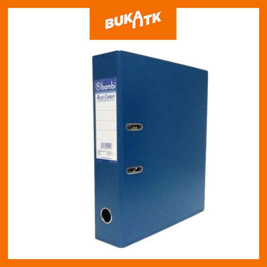 Jual Odner / Ordner Bambi Lever Arch File 1010 Blue / Black ( Biru ...
