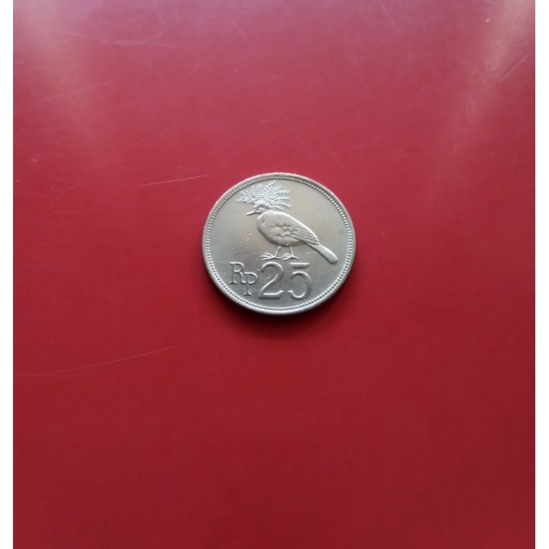 Jual Koin Kuno 25 Rupiah Burung Tahun 1971 (Koin Sudah di bersihkan) | Shopee Indonesia