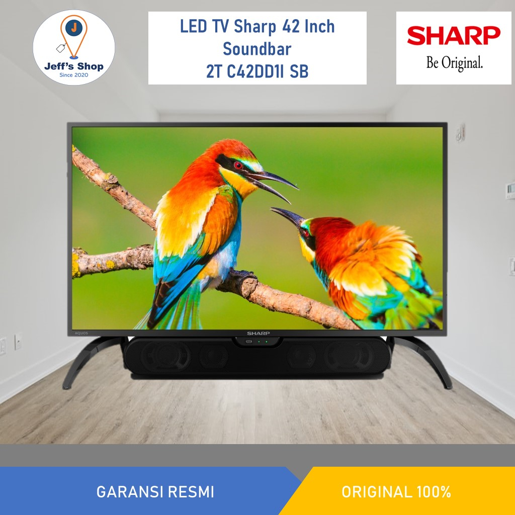 Jual Sharp LED TV 42 Inch 2T C42DD1I SB + Bluetooth IIOTO | Shopee Indonesia